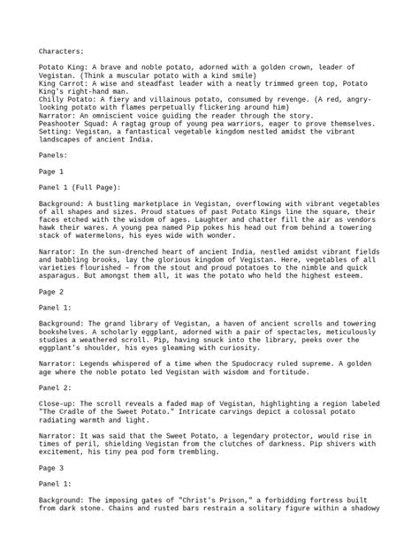 Potato Man Script 101 Pdf