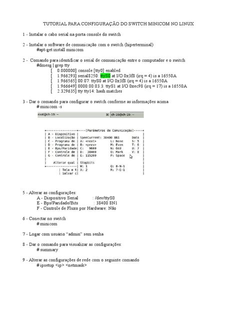 Minicom Linux Pdf