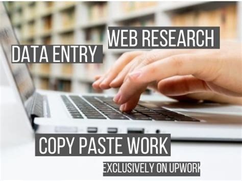 professional data entry related tasks upwork