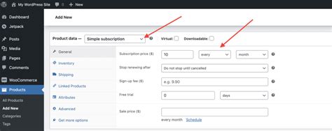 Creating A Subscription Product Documentation Woocommerce