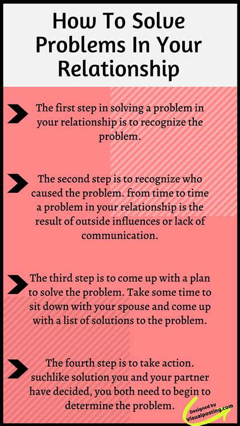 How To Solve Problems In Your Relationship Artofit