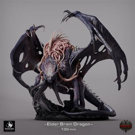 Elder Brain Dragon Miniature Rescale Miniatures Dnd Miniatures Rpg