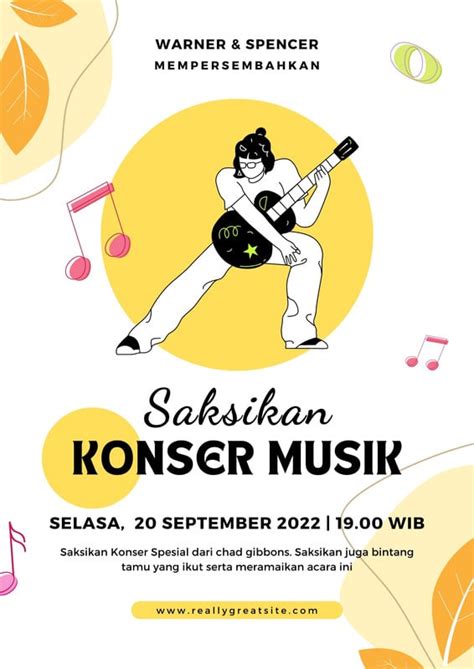 Halaman 13 Gratis Desain Contoh Musik Canva
