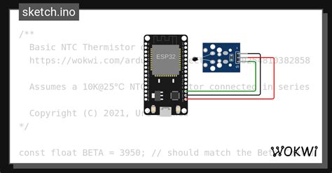 Temperatursensor Wokwi ESP STM Arduino Simulator