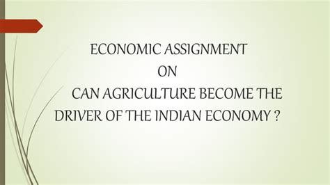 Economics Assignment 1pptx