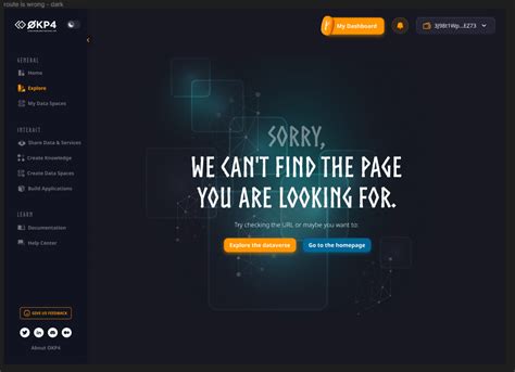 Error Route Problem · Issue 170 · Okp4dataverse Portal · Github