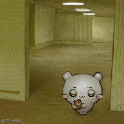 Kinutaku Backrooms Creepypasta Chiikawa Highres 3 Blush