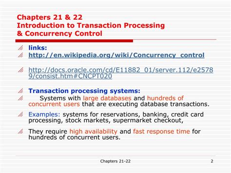 Ppt Concurrency Control In Transaction Processing Systems Powerpoint