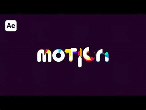 Make Dynamic Text Animation In After Effects After Effects Tutorial No Plugins Required
