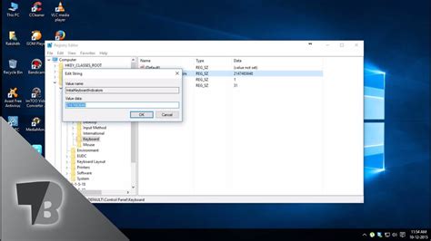 How To Enable Num Lock By Default In Windows 1087 Youtube