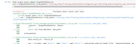 Object Detection With Arcgis Api Job Failed Error Esri Community