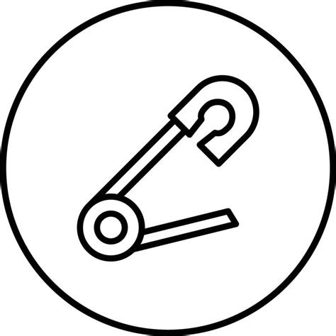 Safety Pin Vector Icon 37366514 Vector Art At Vecteezy