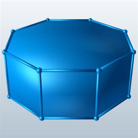 Octagonal Prism 3d