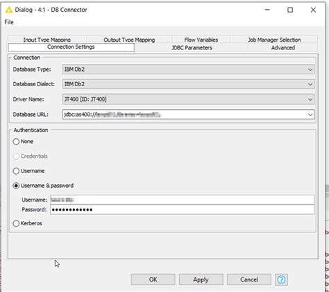 as400 connection not working knime analytics platform knime