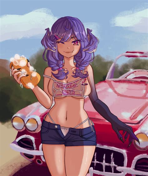 Rule 34 1girls Bare Shoulders Belly Button Big Breasts Breasts