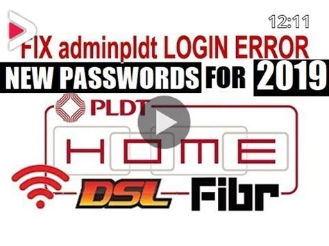 How To Fix PLDT Adminpldt User Default Account Passwords DSL Fiber Admin Hard Reset Guide