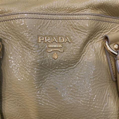 Pre Owned Prada Milano Purse Yellow Dal 1973 Leather Ebay Uk