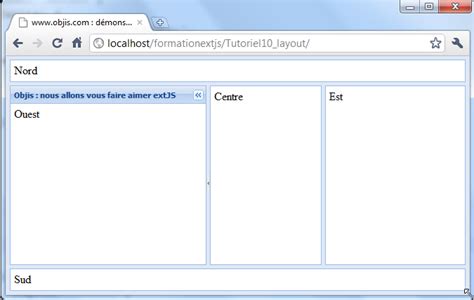 Tutoriel Extjs N°11 Layouts