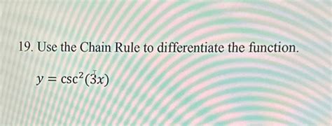Solved Use The Chain Rule To Differentiate The