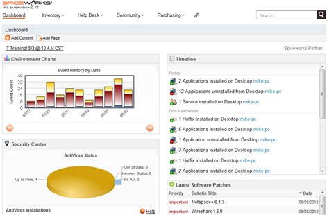 spiceworks 7 5 00095 free download software reviews downloads news