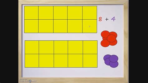 Addition Using Ten Frames Lesson 1 Youtube