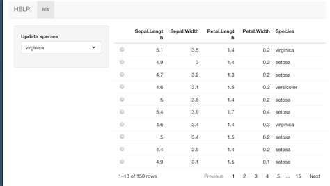 How To Update A Dataframe In R Shiny With User Input Stack Overflow