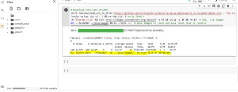 Issue In Download Coco Test Dev2017 Part When Test In Colab · Issue