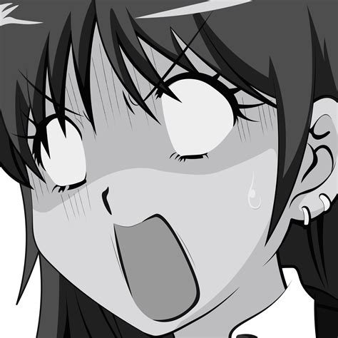Shocked Anime Manga Girl Face Vector By Arukori On Deviantart