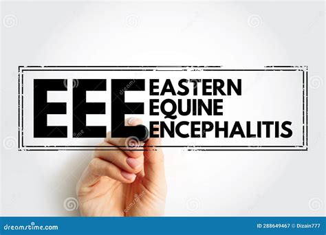 Eee Eastern Equine Encephalitis Rare Disease That Is Caused By A
