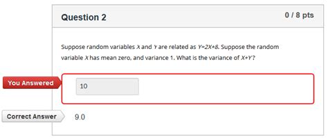 Solved Question Pts Suppose Random Variables X And Y Chegg