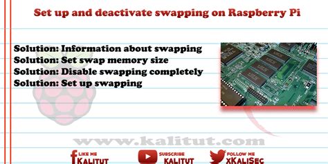 Setup And Deactivate Swapping On Raspberry Pi Kalitut