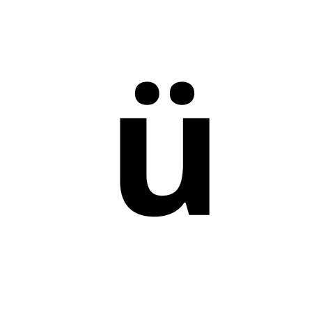 ü U With Two Dots Symbol Copy And Paste