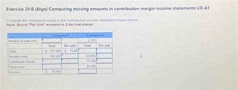 Solved Exercise 218 Algo Computing Missing Amounts In