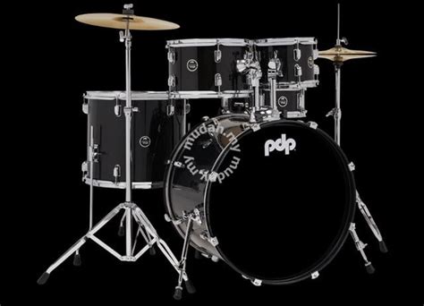 Dw Pdp Centerstage 5 Pc Drum Set Black Sparkle Music Instruments For Sale In Gombak Kuala