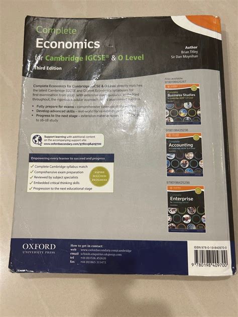 Cambridge Igcse O Level Economics Hobbies And Toys Books And Magazines Textbooks On Carousell