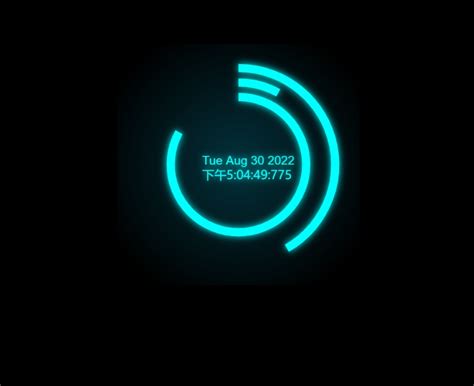 时钟网页素材下载，炫酷的html动态时钟代码 17素材网