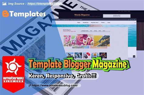 √ Kumpulan Template Blogger Magazine Keren Responsive Gratis