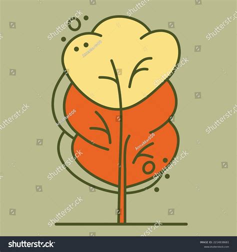 Tree Architectural Plans Entourage Design Various Stock Vector Royalty Free 2214938681