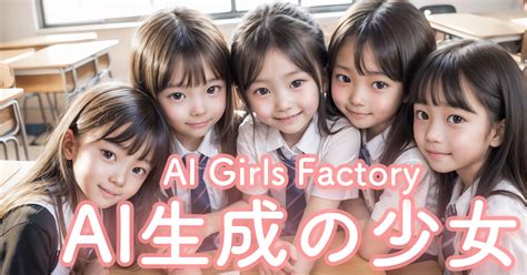 AI 美少女 小学生 正面を向く