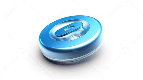 3d Bluetooth Icon Rendered In Isolation Powerpoint Background For Free