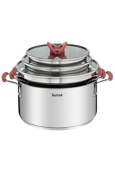 Tefal Набор кастрюль, Нержавеющая сталь - купить с доставкой по ...