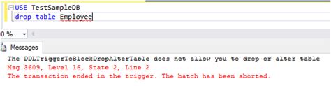 Triggers In SQL Server