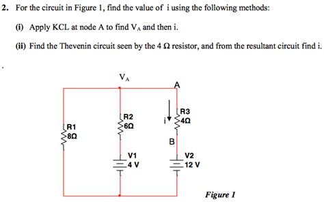 Kirchoffs Current Law To Find Voltage