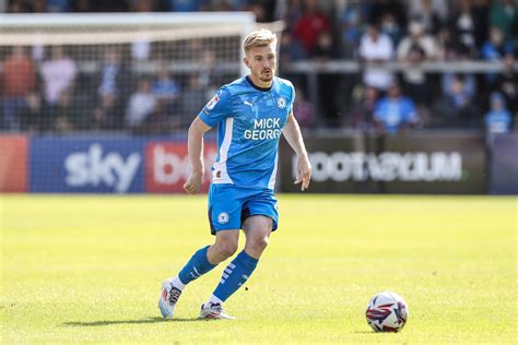 Sparkes Makes 200th Professional Appearance Peterborough United The