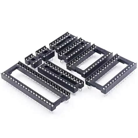 66pcs Ic Sockets Solder Type Microcontroller Holder Kunkune