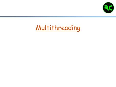 Multithreading Pptx