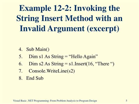 Ppt Chapter 12 Advanced Topics Exception Handling Powerpoint