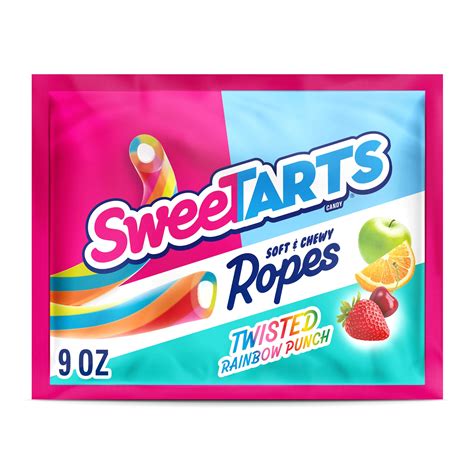 Sweetarts Ropes Candy Twisted Rainbow Punch Soft And Chewy 9 Desertcart India