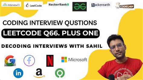 Leetcode Problem Q66 Plus One Youtube