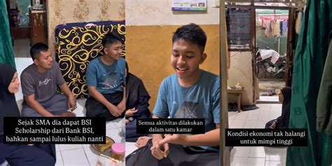 Potret Kehidupan Sederhana Haikel Siswa Sma 8 Jakarta Lolos Snbp Di Ui Nilai Raport Tinggi Dan